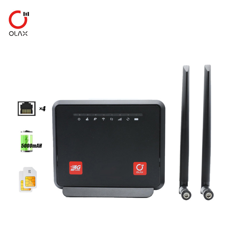 مودم OLAX MC60 Smart Home 300 Mbps برد طولانی 4g LTE CAT4 CAT6 روتر وای ...